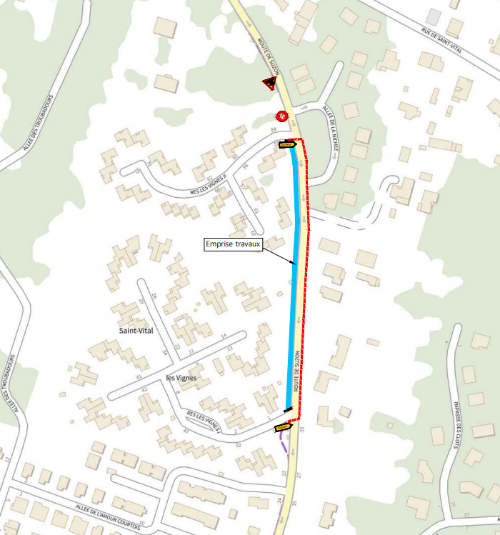 Fermeture de la route de Suzon à Belin-Béliet - Communauté de Communes ...